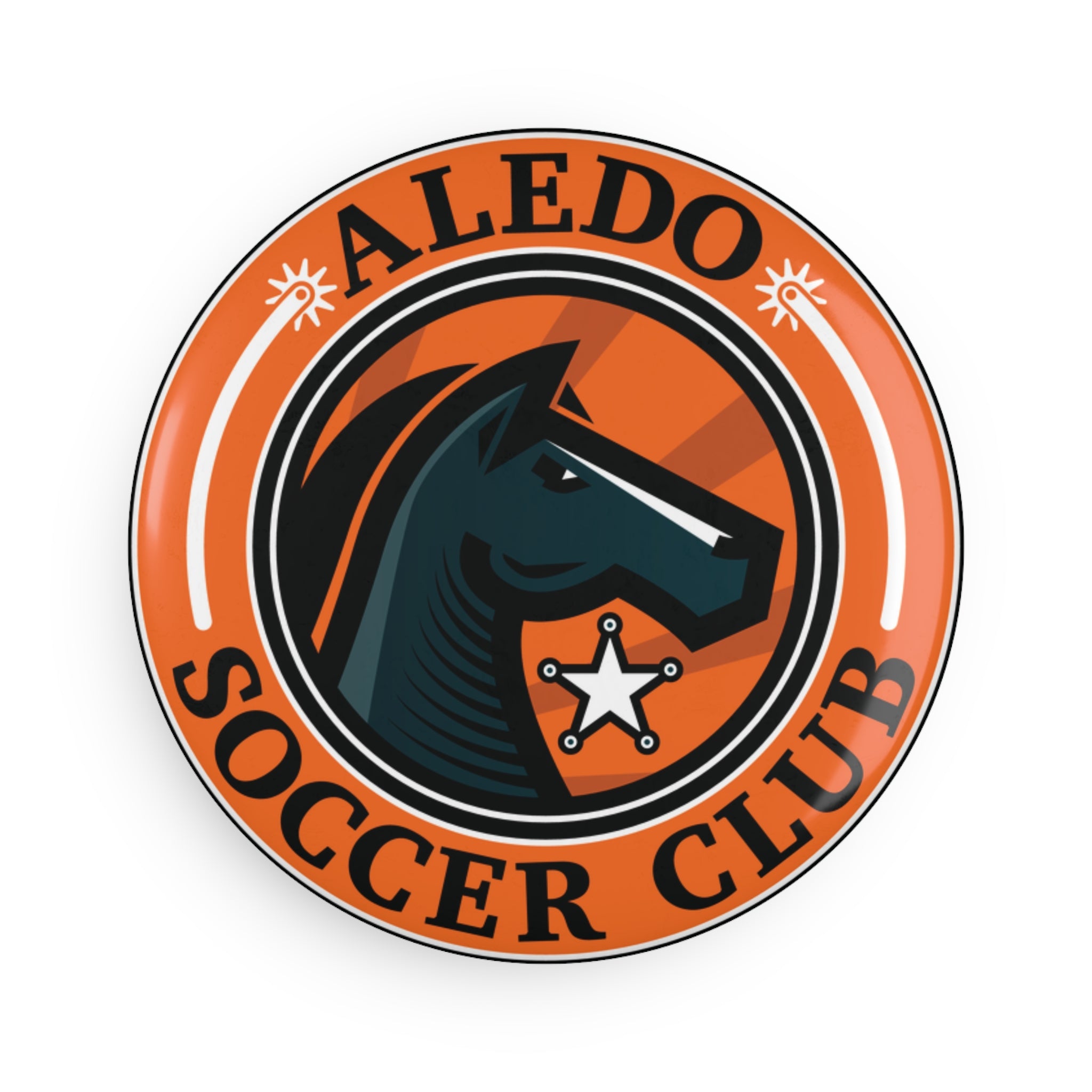 Aledo Soccer Club Round Magnet – Frontrunner Fieldhouse